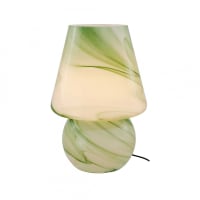 Lampe à poser en verre vert Hubi | Maisons du Monde