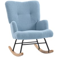 Mecedora tela azul claro Oulu | Maisons du Monde
