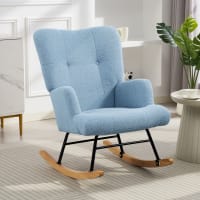 Mecedora tela azul claro Oulu | Maisons du Monde