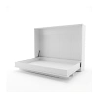 Cama abatible vertical blanco 135x200cm Kristoff | Maisons du Monde