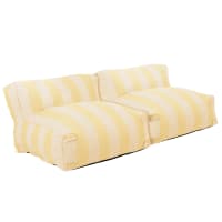 Conjunto de jardín bajo modular a rayas para 2 personas azul pacífico ...