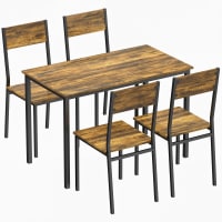 Table de salle à manger Chêne doré/blanc 120x76cm | Maisons du Monde