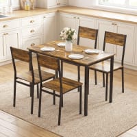Table de salle à manger Chêne doré/blanc 120x76cm | Maisons du Monde