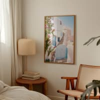 Set di 3 quadri 161, cornice premium in rovere, 30x40 cm Arquitectura ...