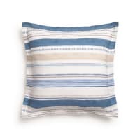 Funda de cuadrante algodón rayas color azul. 100% Algodón (55x55 ...