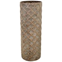 Paragüero de metal dorado con decoraciones geométricas Ø cm 22,5×47,5 ...