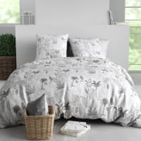 Parure de couette 100% coton 57 fils imprimée 260x240cm 2 taies ...