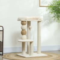 Árbol para gatos 48x40x126 cm beige | Maisons du Monde