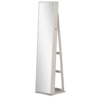 Espejo joyero montado en la pared de color blanco Betty | Maisons du Monde