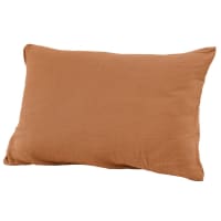 Taie d'oreiller 50x70 cm Gaze de Coton Lavé Rose Lotus Pur | Maisons du ...