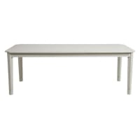 Table rectangulaire en chêne 1 rallonge 6/8 couverts marron Dalhia ...