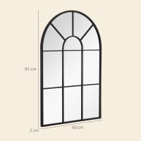 Espejo de madera dorada 100 x 78 cm oro Matignon | Maisons du Monde
