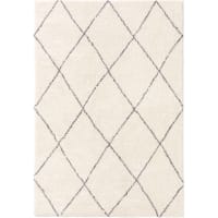 Alfombra pelo largo crema 300x400 Benno | Maisons du Monde
