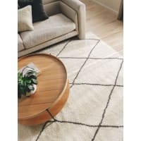 Alfombra pelo largo crema 300x400 Benno | Maisons du Monde