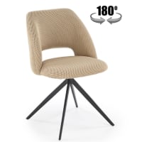 Chaise design jaune pivotante a 180° Danilo | Maisons du Monde