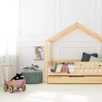 Lit cabane enfant en bois rmp mila | Maisons du Monde