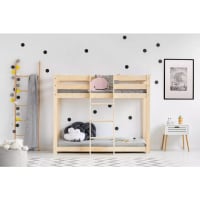 Lit superposé enfant en bois clp mila Derek | Maisons du Monde