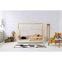 Lit enfant cabane en bois montessori mbw mila | Maisons du Monde