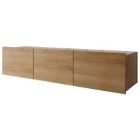 Meuble tv modulable 100 cm 2 portes effet chêne Alix | Maisons du Monde