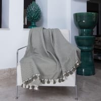 Set de 2 plaids coton Megeve | Maisons du Monde