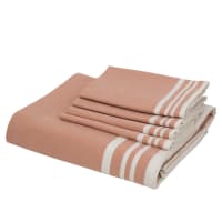 Mantel + 4 servilletas algodón 150x250 Mahdia | Maisons du Monde