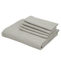 Runner da tavola + 4 tovaglioli cotone cm Colette | Maisons du Monde