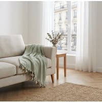 Set de 2 plaids coton Megeve | Maisons du Monde