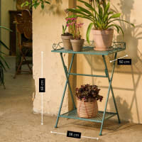 Tavolino, teak, 40x35x40 cm Liane | Maisons du Monde