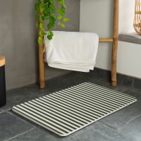 Tapis de bain diatomite taupe 39x60cm Sable | Maisons du Monde