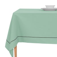 Nappe coton/lin unie ficelle 170x300 Soft dyed | Maisons du Monde
