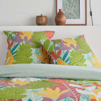 Parure de lit imprimé Floral 240x220cm Vert Sunshine janie | Maisons du ...