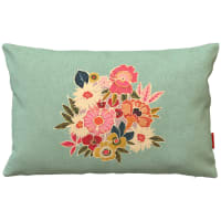 Housse de coussin extérieur 45x45 cm motif fleuri celadon Kimiko ...