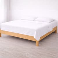 Sábana encimera blanca cama 135cm - 100% Algodón Basic cotton | Maisons ...
