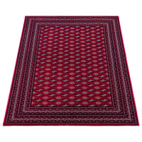 Tappeto a tessitura piatta rosso 155x235 Stay | Maisons du Monde