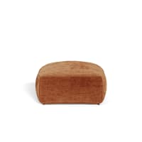 Pouf velluto goffrato topo Lomi | Maisons du Monde