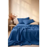 Parure de drap avec 2 taies assorties en gaze de coton kaki La sultane ...