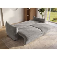 Canapé convertible en tissu 3 places gris | Maisons du Monde