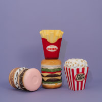 Tabouret cornet de popcorn en polyrésine | Maisons du Monde
