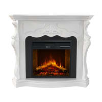Chimenea de bioetanol de suelo de madera parís blanco l123xp39xh100 ...