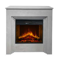 Chimenea eléctrica empotrada de 3 lados divina fire 101,6x20x44 cm ...