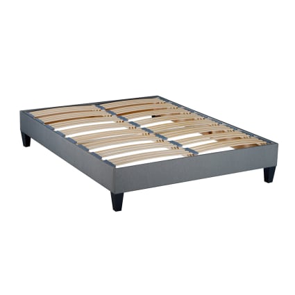 Sommier en kit ergostar bois gris clair 140x190 cm Ergostar | Maisons ...
