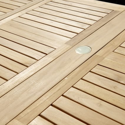 Salon de jardin en teck massif extensible 8/12 pers. Midland | Maisons du Monde