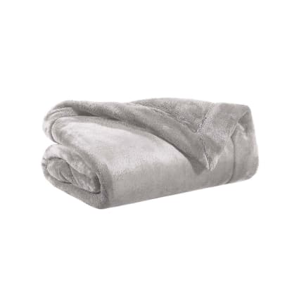 Plaid en polyester perle 150 x 200 cm Tender | Maisons du Monde