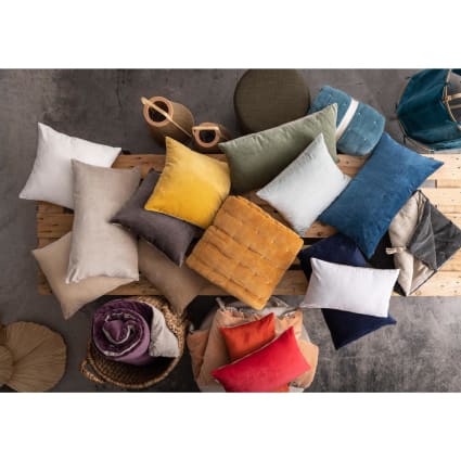 Coussin en coton ficelle 40 x 65 cm Elise | Maisons du Monde