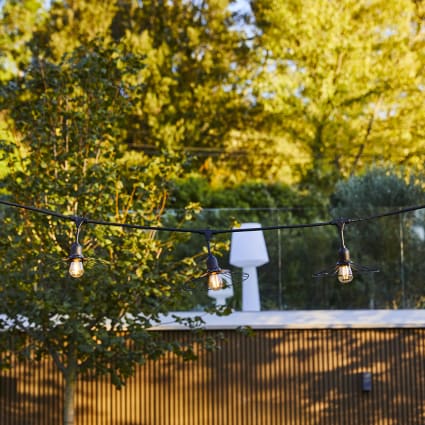 Metalldrahtgirlande Schwarz 6M Chic cage light | Maisons du Monde