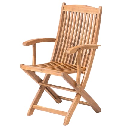 Conjunto de comedor 8 personas de madera de acacia marrón Maui ...