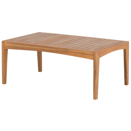 Conjunto de jardín de madera marrón 7 personas Pataja | Maisons du Monde