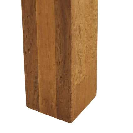 Mesa de jardín 8 personas de madera de acacia marrón Livorno | Maisons ...