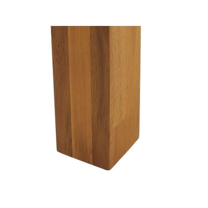 Mesa de jardín 8 personas de madera de acacia marrón Livorno | Maisons ...