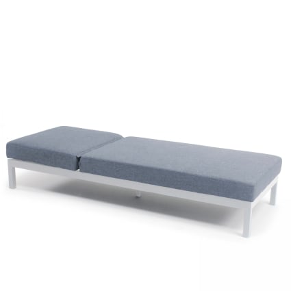 Sonnenliege aus hellgrauem Aluminium Galapagos | Maisons du Monde